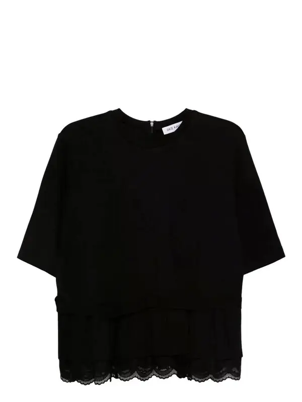 Dice Kayek Cotton T-shirt - Black
