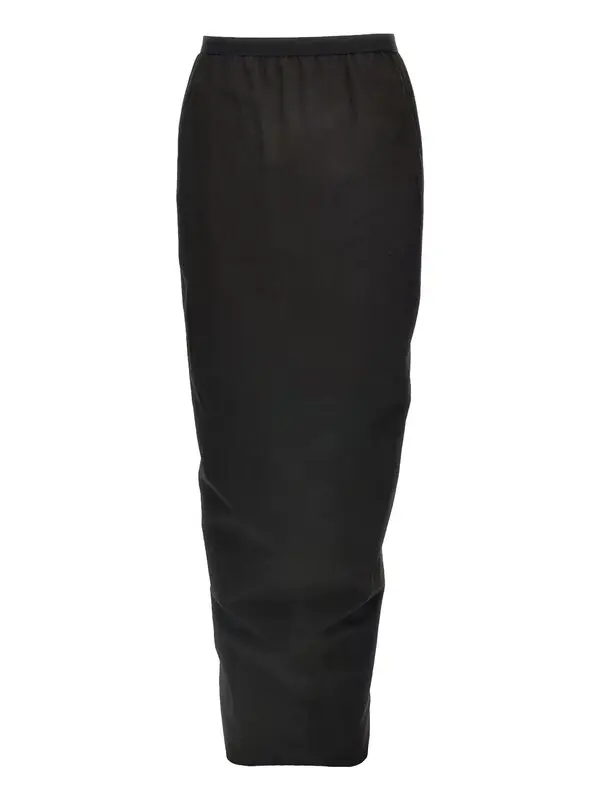 Rick Owens Pillar Maxi Skirt - Black