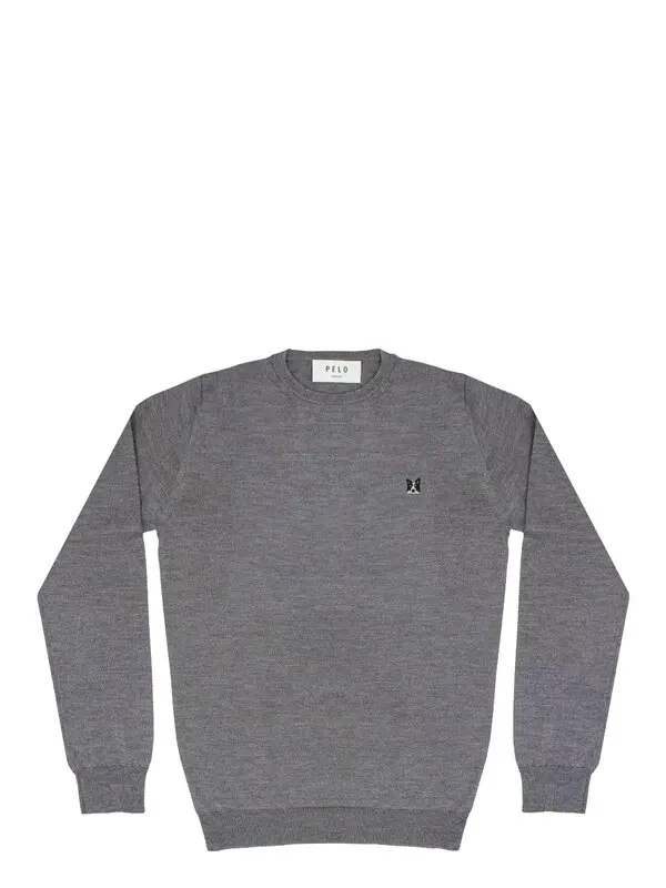 PELO FOUNDATION Dog-appliqué Jumper - Grey