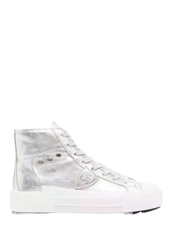 Philippe Model Hybrid Mid Sneakers - Silver