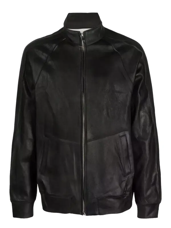 TAAKK High-neck Zipped Bomber Jacket - Black
