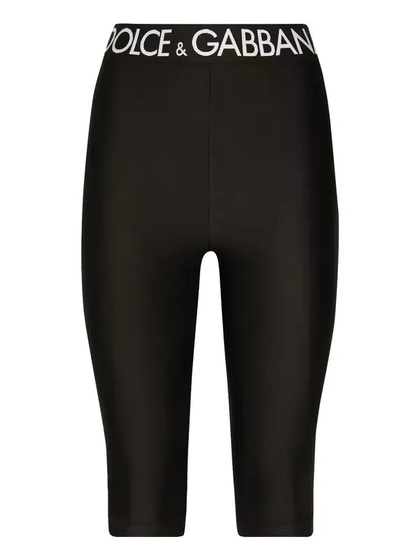 Dolce & Gabbana Stretch-jersey Cycling Shorts - Black