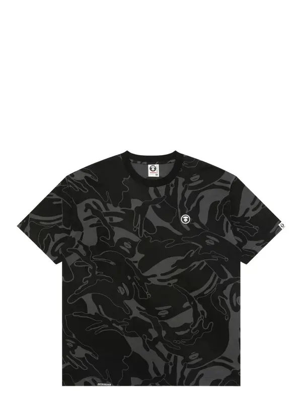 AAPE BY *A BATHING APE Ape Camouflage T-shirt - Black