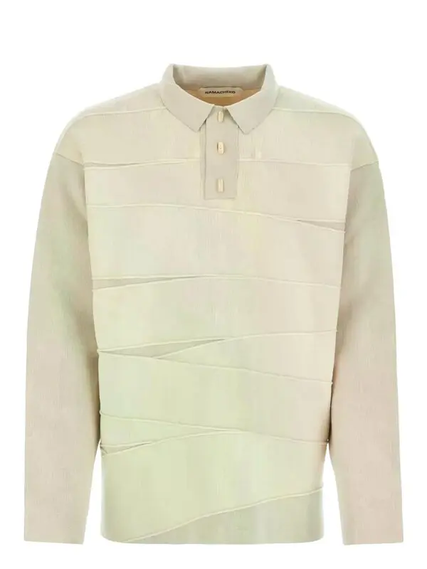NAMACHEKO Syl Bandage Polo Shirt - Neutrals