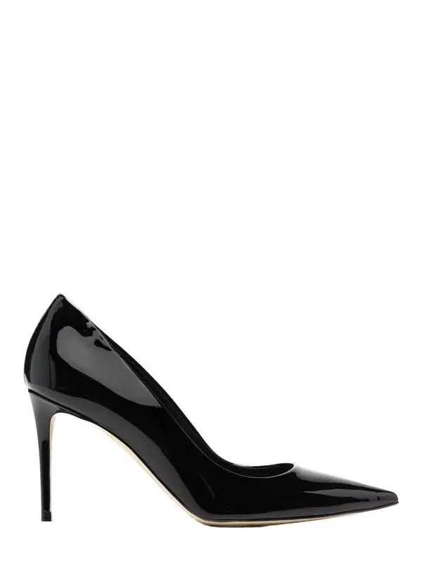 SCAROSSO X Brian Atwood Gigi Patent Leather Pumps - Black