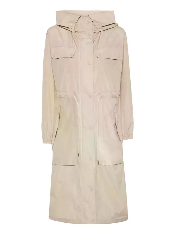 Moncler Mantio Parka Coat - Neutrals