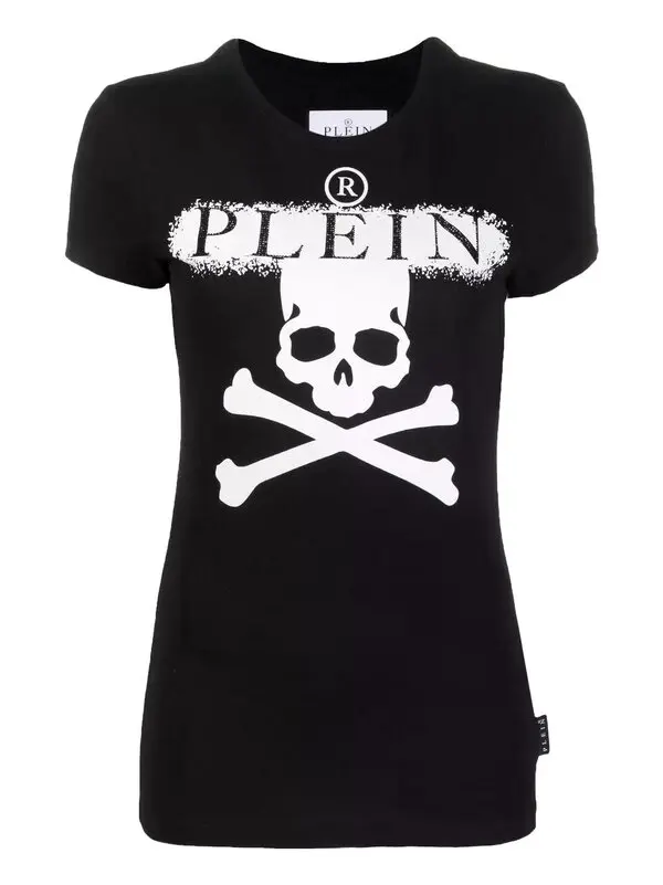 Philipp Plein Skull-print Short-sleeve T-shirt - Black