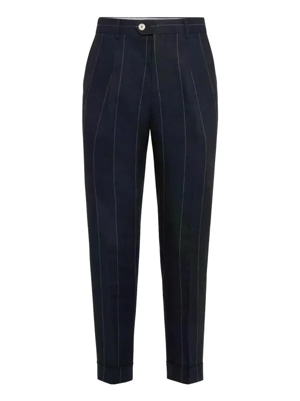 Brunello Cucinelli Pleated Trousers - Blue