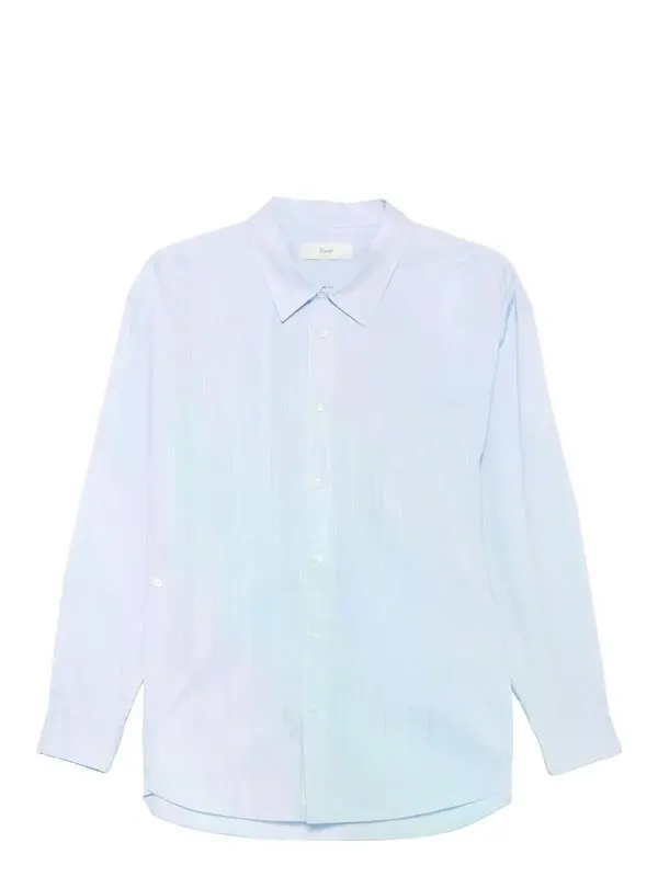 DUNST Striped Shirt - Blue