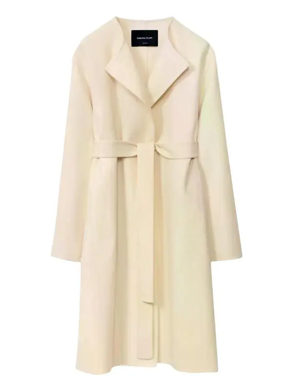 Fabiana Filippi Wool Coat - Neutrals