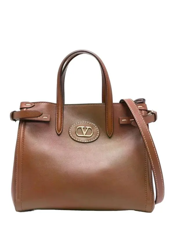 Valentino Garavani Small Antibes Tote Bag - Brown