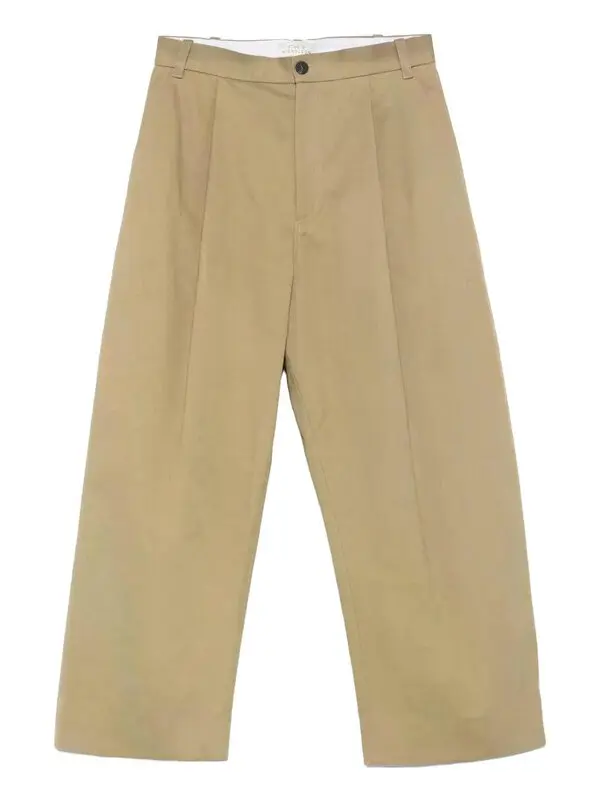 Studio Nicholson Pleat-detail Trousers - Neutrals