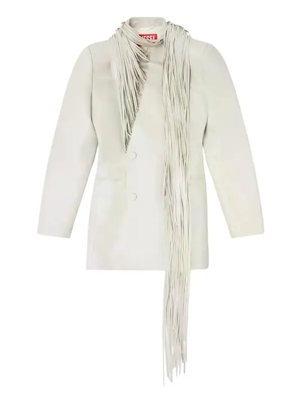 DIESEL® G-shank Double-breasted Blazer - Neutrals