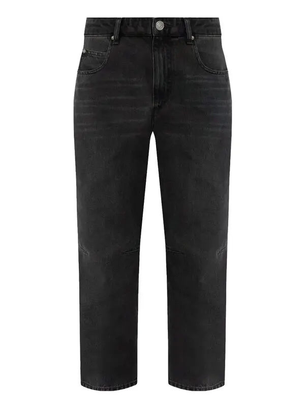 MARANT ETOILE Janet Straight-leg Jeans - Black