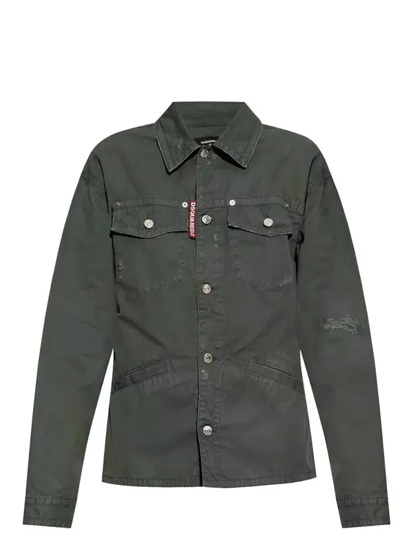 Dsquared2 Distressed Shirt - Green