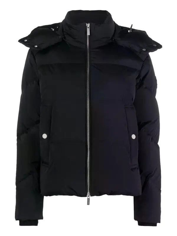 Woolrich Hooded Puffer Jacket - Black
