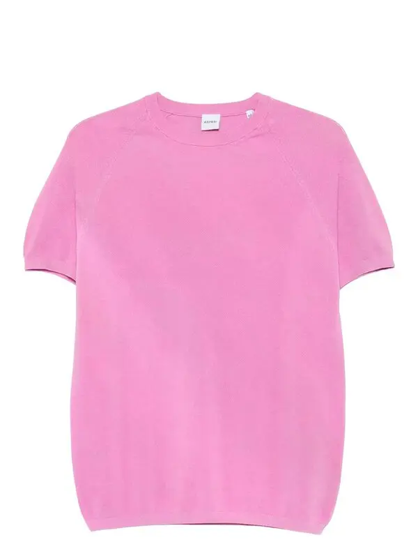 Aspesi Piqué-knit T-shirt - Pink