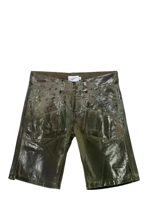 Vaquera Coated Shorts - Green