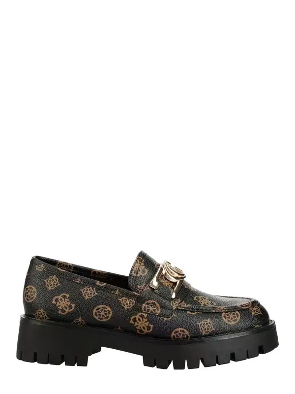 Guess Ilary Monogram Loafers - Black