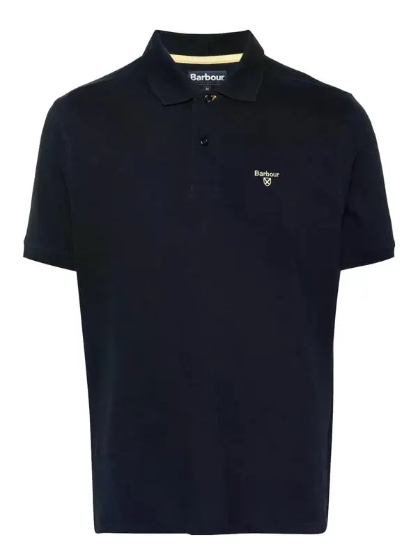 Barbour Logo-embroidered Polo Shirt - Blue