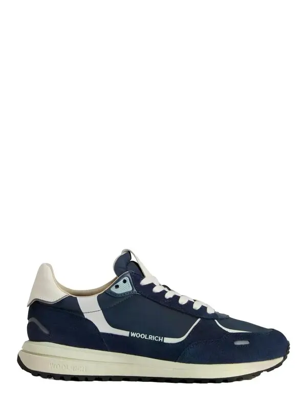 Woolrich Suede-panel Sneakers - Blue