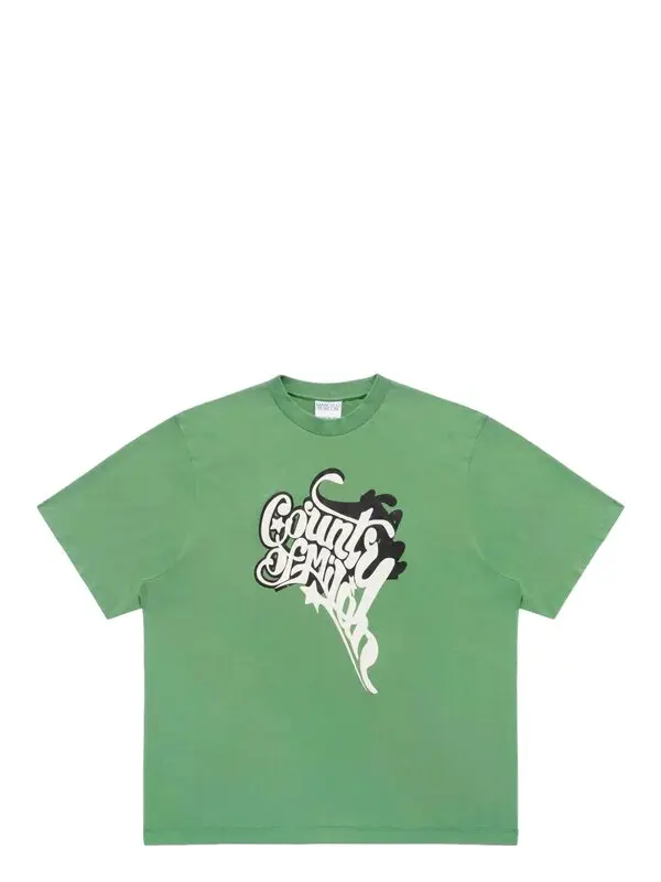 COUNTY OF MILAN County Melted T-shirt - Green