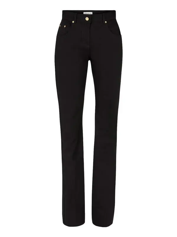 Nina Ricci Slim-fit Denim Jeans - Black