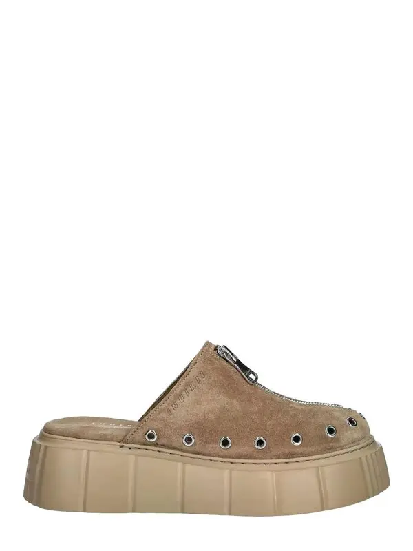 Inuikii Matilda Suede Mules - Brown