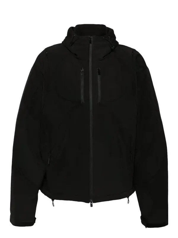 HELIOT EMIL Hooded Padded Jacket - Black