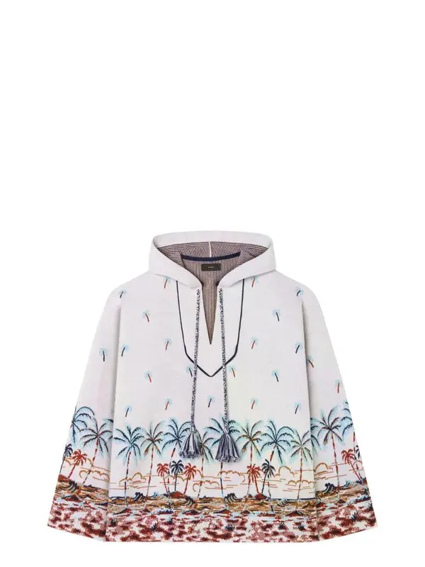 Alanui The Tale Of Hawaiian Hoodie - Neutrals