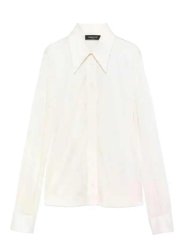 Fabiana Filippi Silk Button-down Shirt - Neutrals