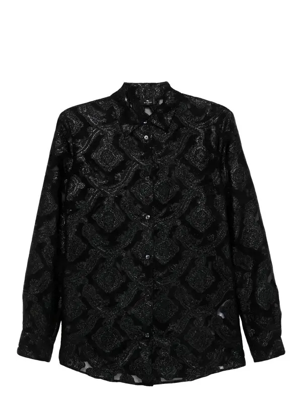 Etro Paisley-print Shirt - Black