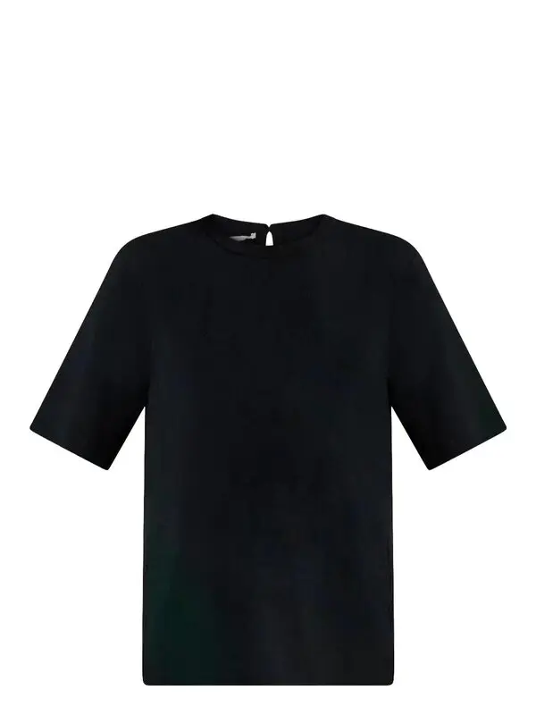 Stella McCartney Compact-knit T-shirt - Black