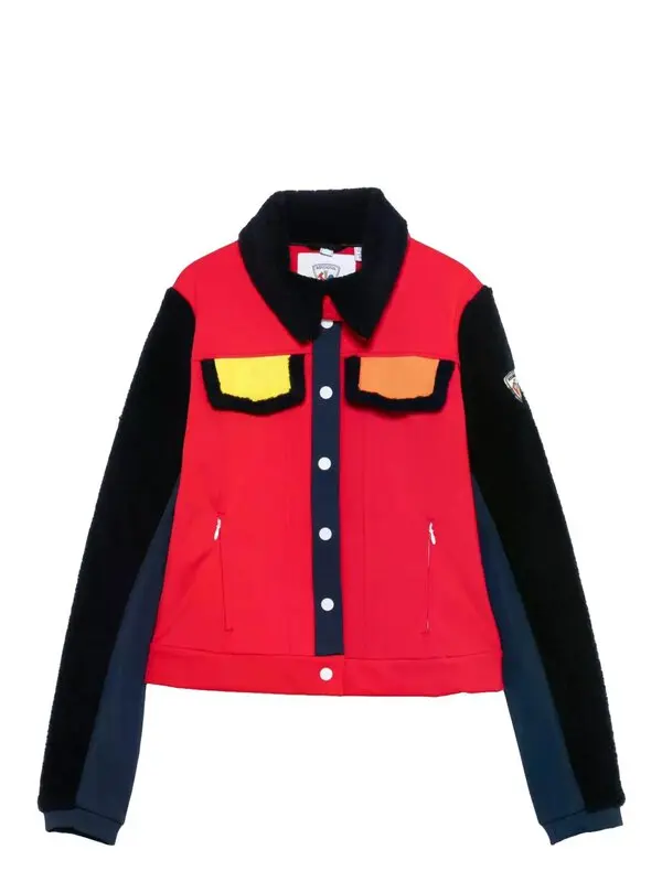 Rossignol X Jcc Colourblock Jacket - Red