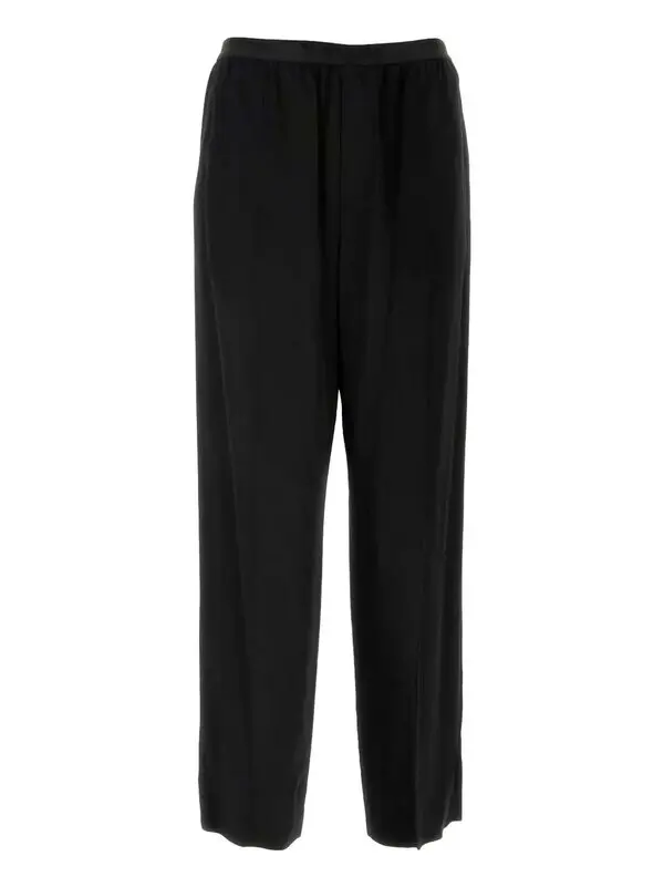 Balenciaga Elastic Straight-leg Trousers - Black