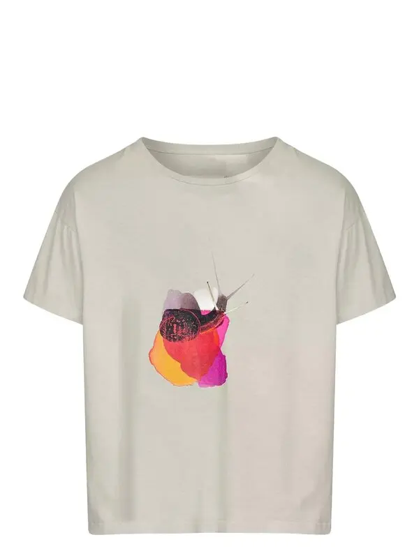 MAISON MARGIELA Graphic-print T-shirt - Grey