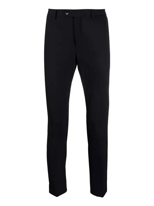 DELL'OGLIO Mid-rise Tailored Trousers - Blue