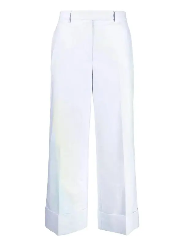 Thom Browne Sack Tailored Cropped Trousers - Blue