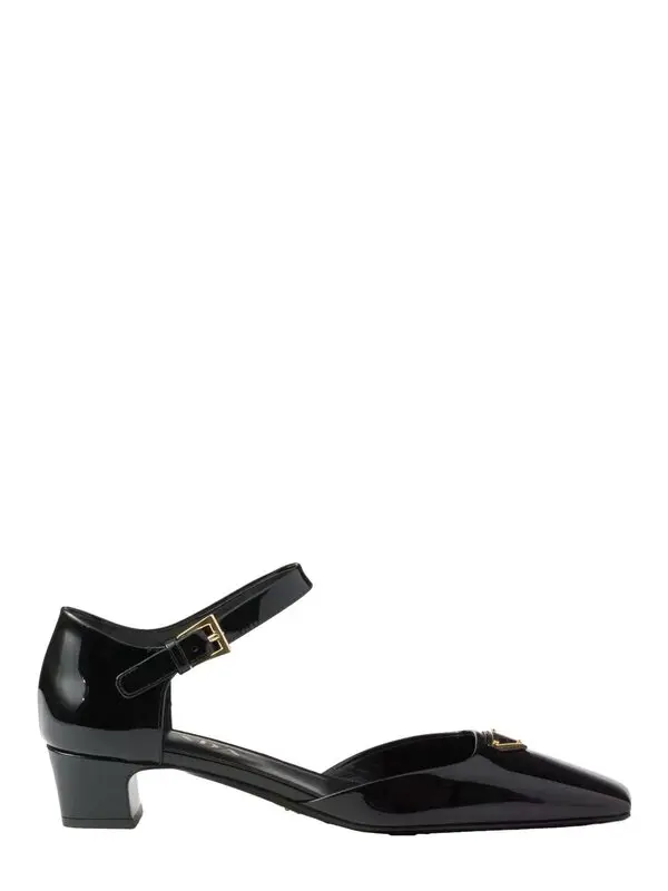 Prada 35mm Patent-leather Pumps - Black