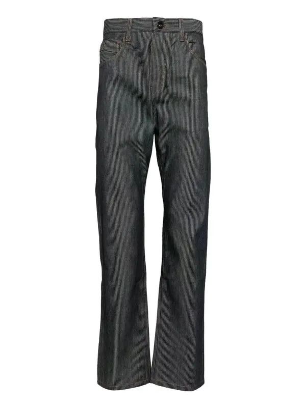 PRIVATE STOCK LABS The Johannes Pinstripe Jeans - Blue