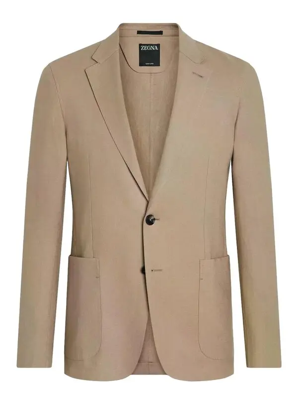 Zegna Oasi Lino Blazer - Neutrals