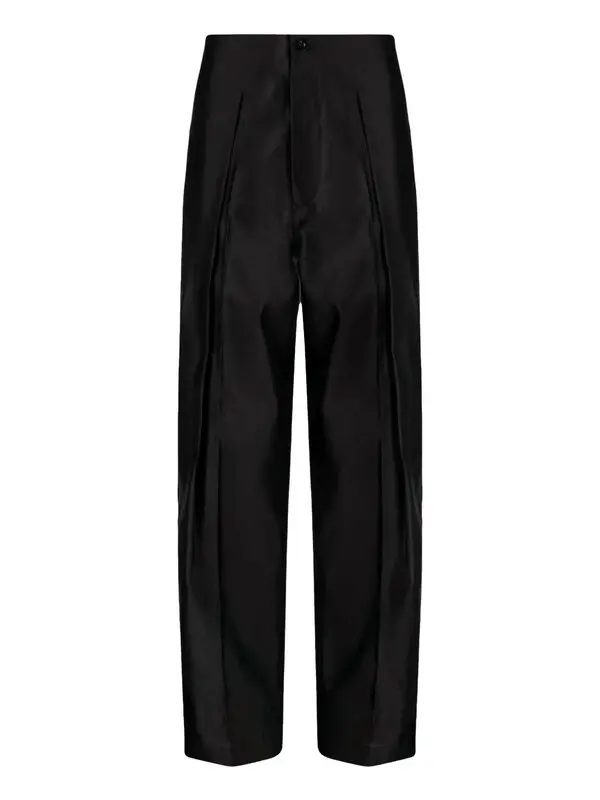 Toga Straight-leg Cropped Trousers - Black