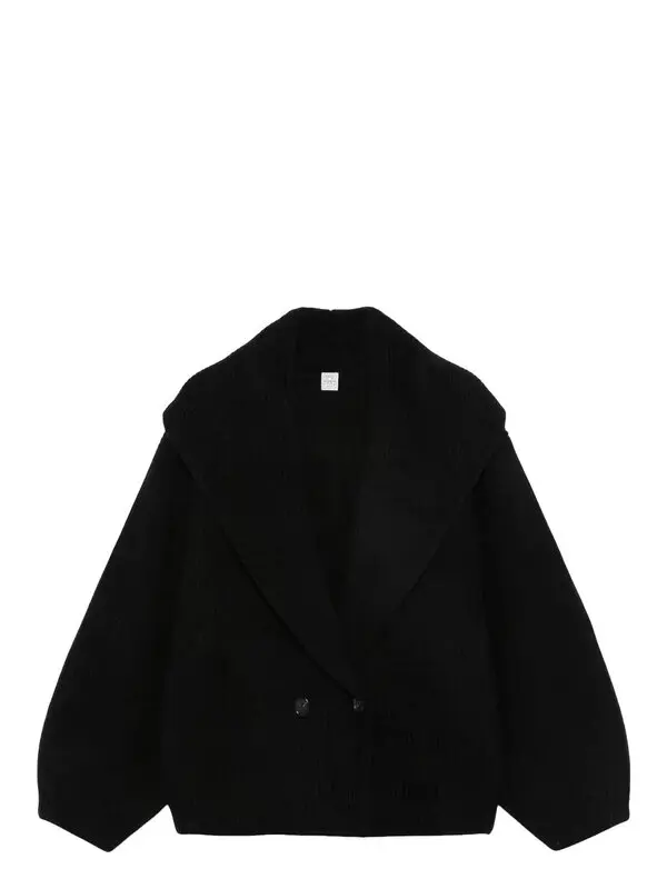 TOTEME Shawl-lapels Cardigan - Black
