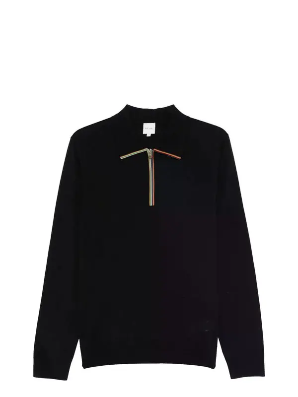 Paul Smith Artist-stripe Detailed Polo Shirt - Blue