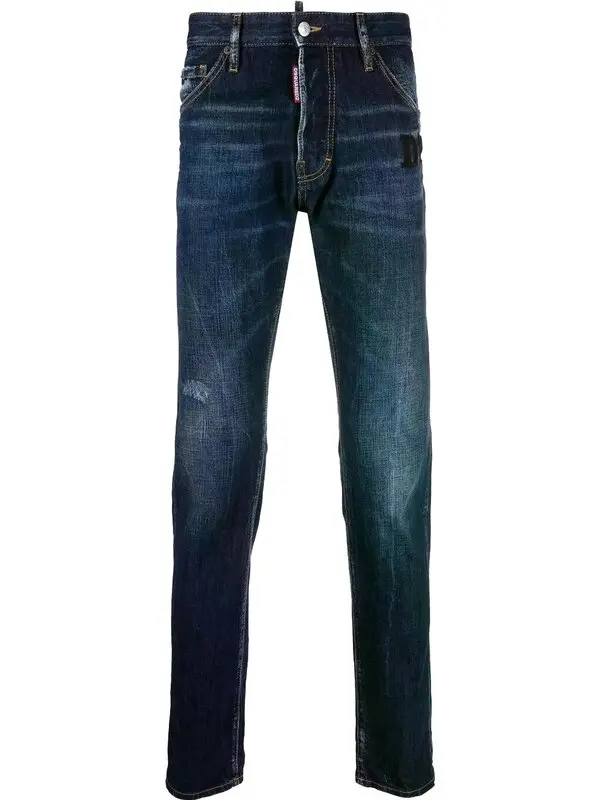 Dsquared2 Slim-cut Denim Jeans - Blue