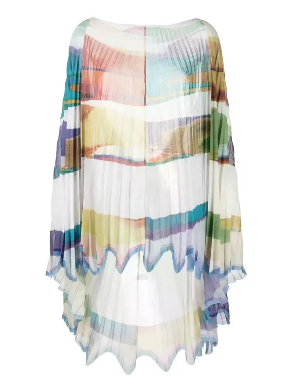 Maticevski Manifest Abstract-print Draped Tunic - Multicolour