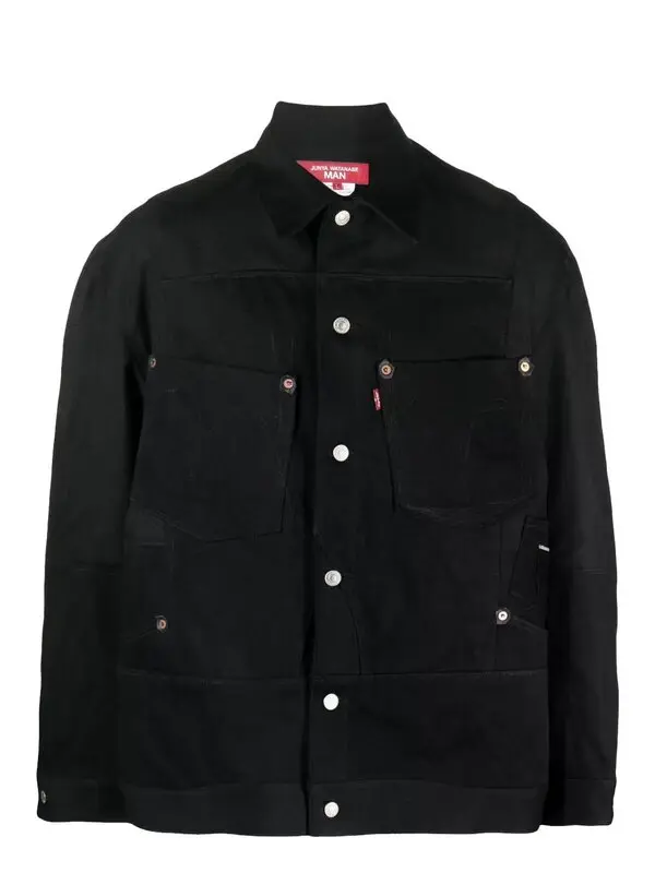 Junya Watanabe Buttoned Cotton Shirt Jacket - Black