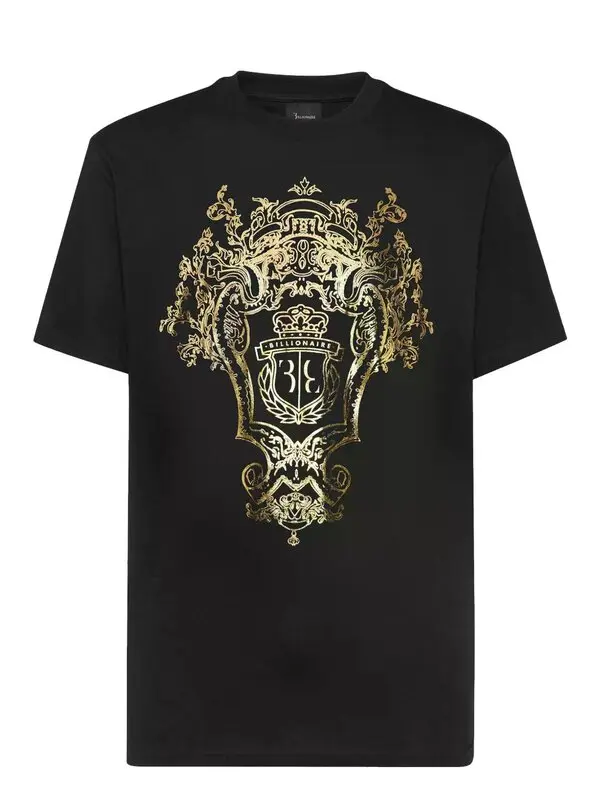BILLIONAIRE Logo-print T-shirt - Black
