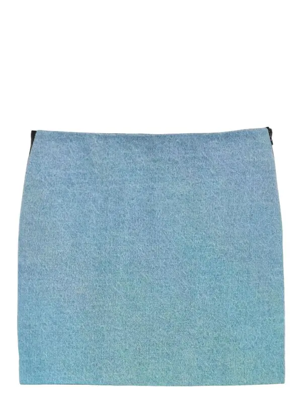 Nanushka Denim Mini Skirt - Blue