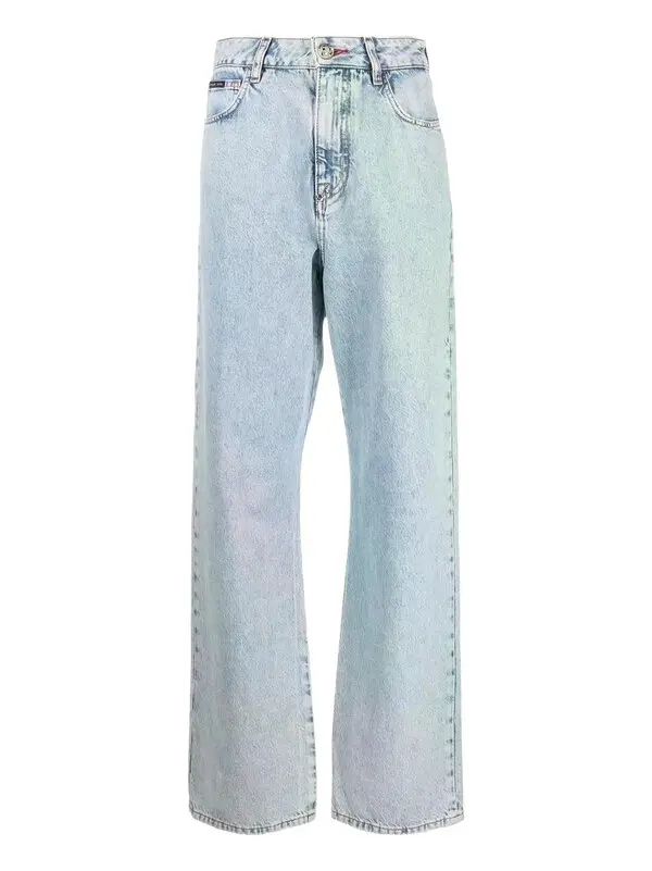 Philipp Plein Iconic Loose Fit Jeans - Blue